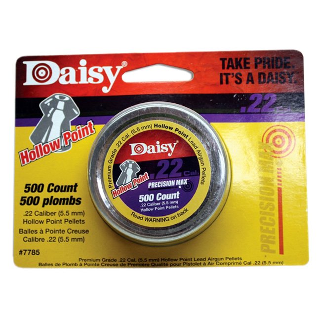 Daisy | 500 Count .22 Cal. Hollow Point Pellets