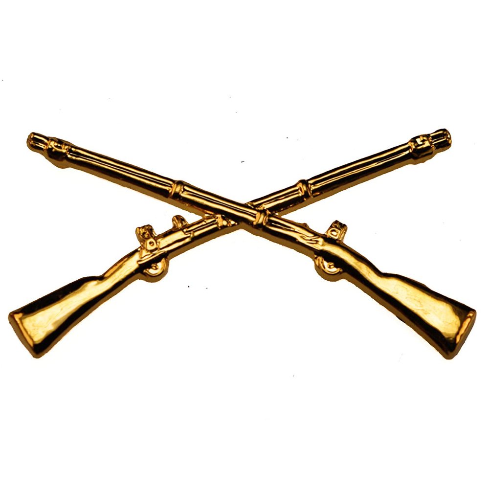 Eagle Emblems Pin Army Infantry Rifles - P10466