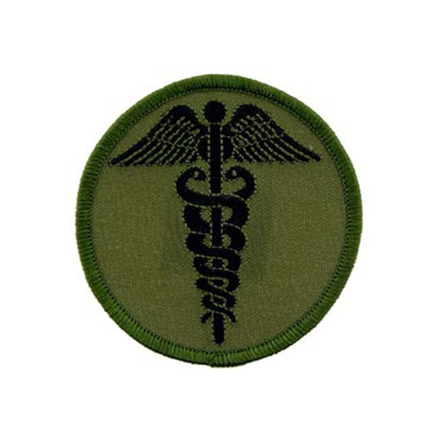 Eagle Emblems Patch Medic Caduceus Subdued - PM3959